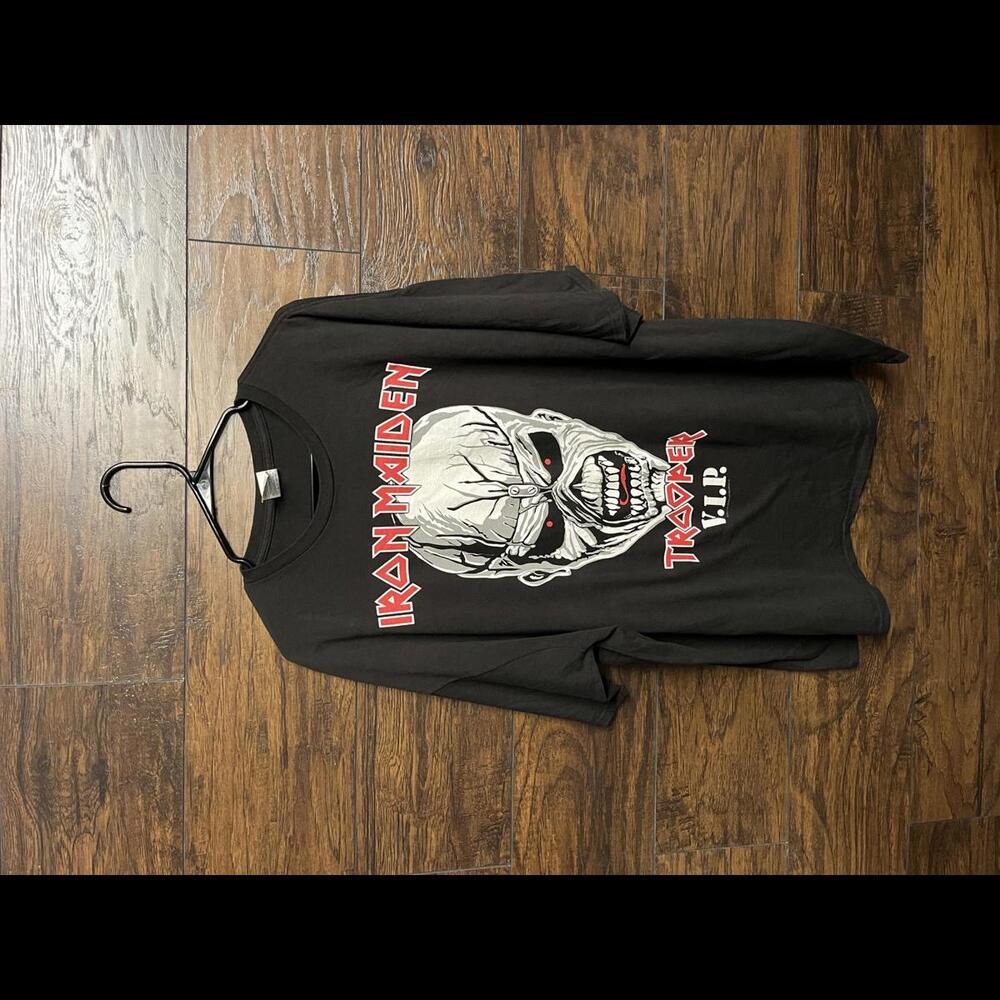 Iron Maiden Trooper Vip Tour Beer T-Shirt British Bee… - Gem